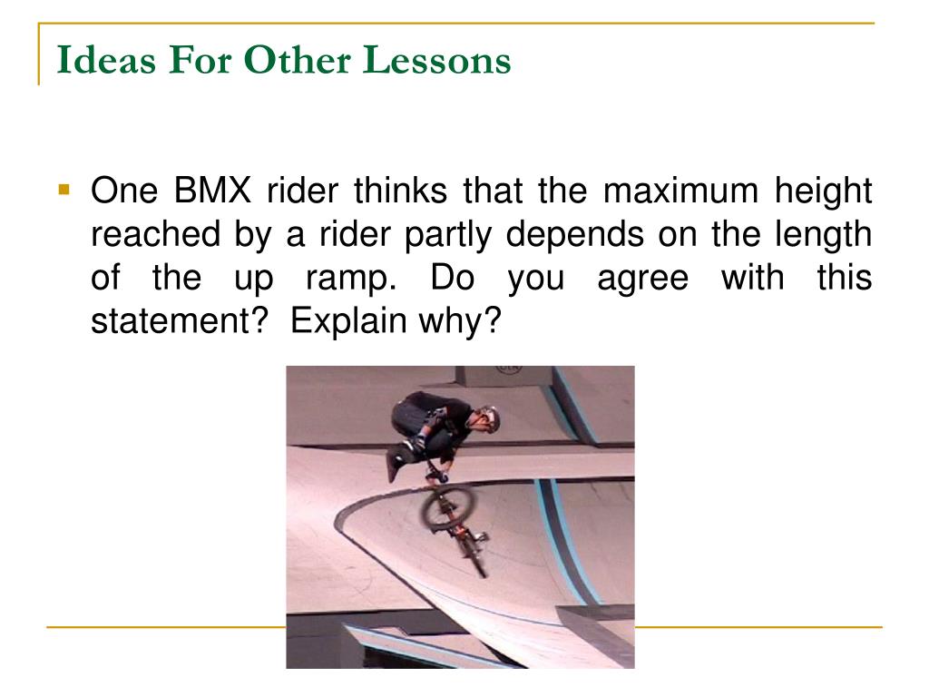 PPT - BMX Bicycles, Dirt Jumps, Movies and Mathematics PowerPoint ...