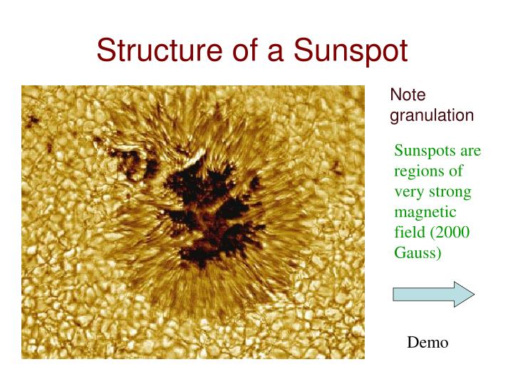 PPT - The Sun: close-up of a spectral class G main sequence star ...