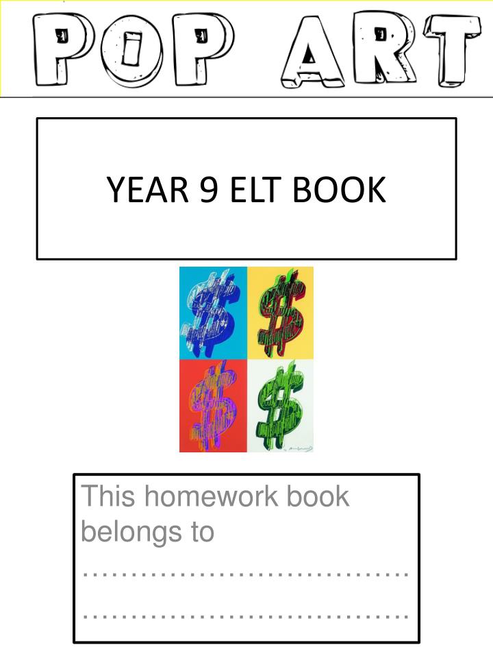 PPT - YEAR 9 ELT BOOK PowerPoint Presentation, free download - ID:3277589