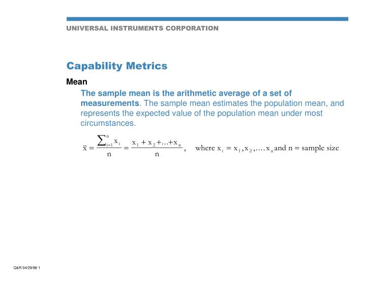 PPT - Capability Metrics PowerPoint Presentation, free download - ID ...