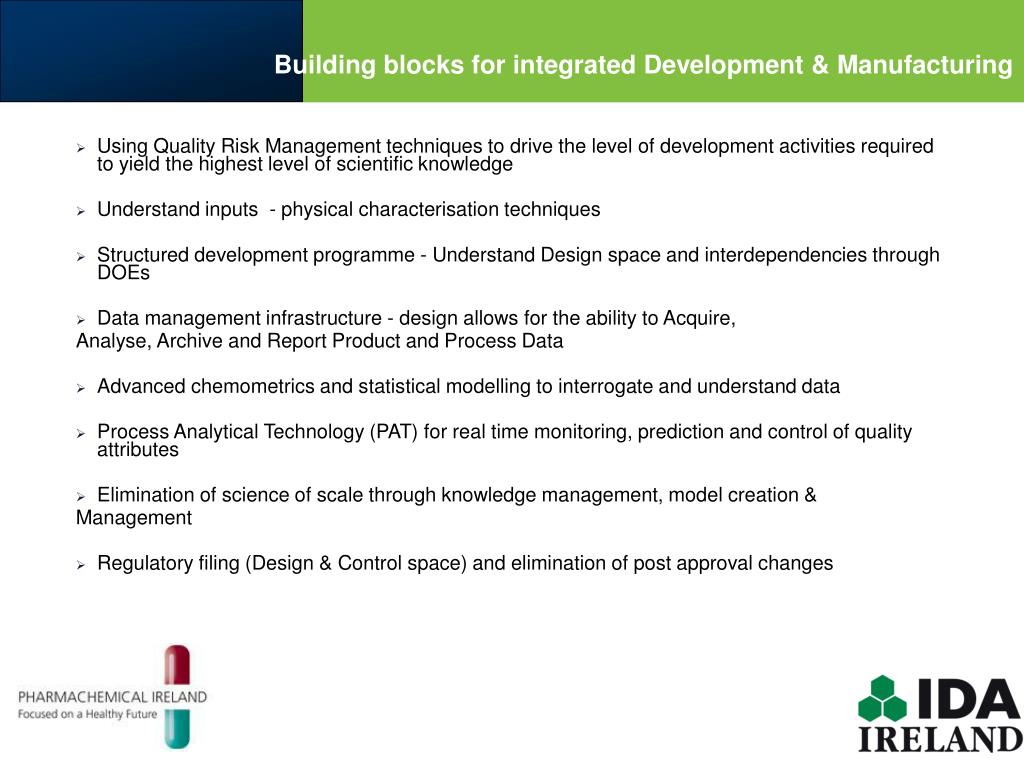 PPT - Integrated Development and Manufacturing in Pharma: Insights from ...