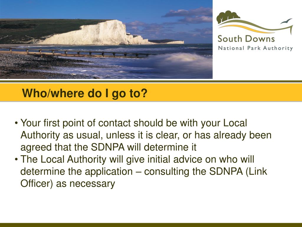 PPT - Jim Redwood Head of Planning South Downs National Park Authority ...