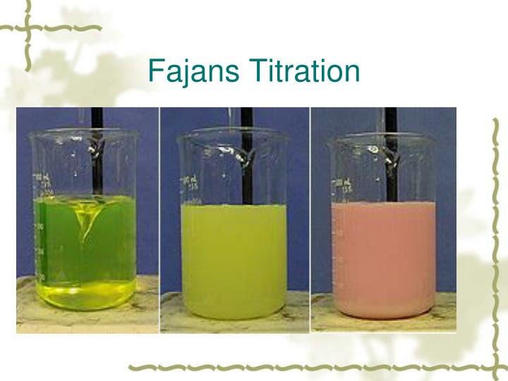 PPT - Precipitation titration PowerPoint Presentation - ID:3278896