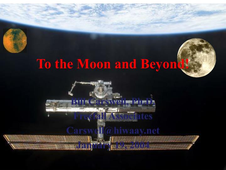 PPT - To the Moon and Beyond! PowerPoint Presentation, free download ...