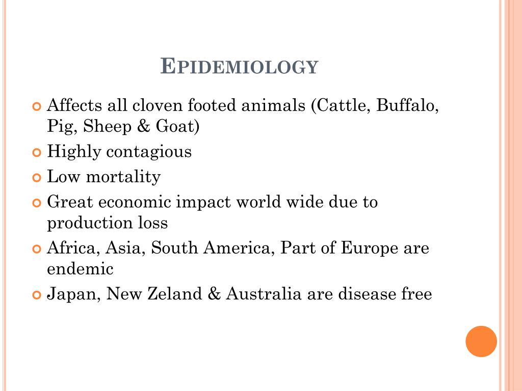 PPT - Foot and Mouth Disease PowerPoint Presentation, free download ...