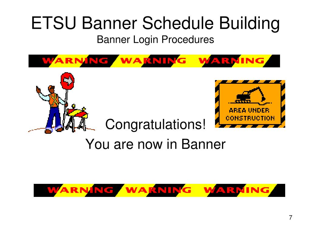 PPT - ETSU Banner Schedule Building PowerPoint Presentation, free ...