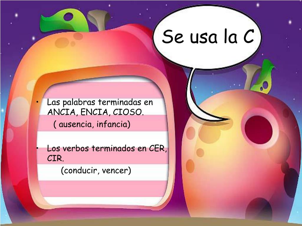 PPT - Palabras homófonas y el uso de la C,S y Z PowerPoint Presentation ...