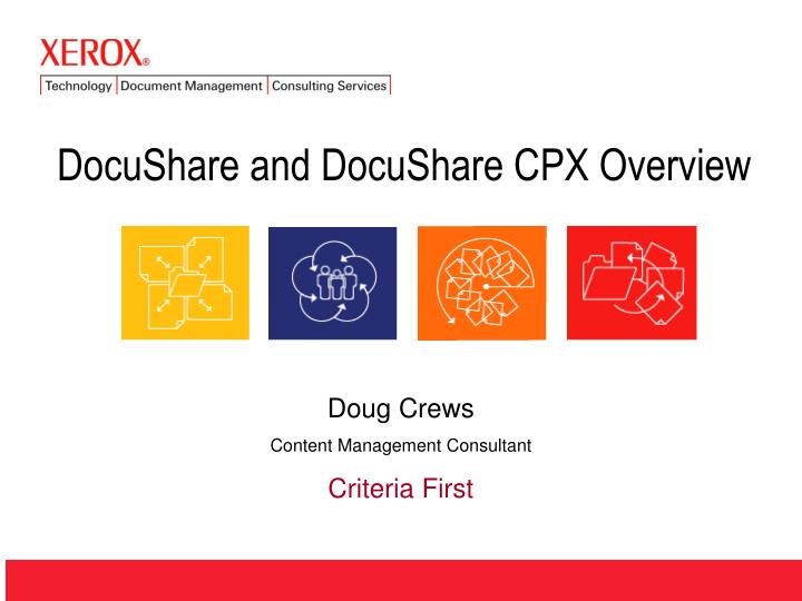 PPT - DocuShare and DocuShare CPX Overview PowerPoint Presentation ...