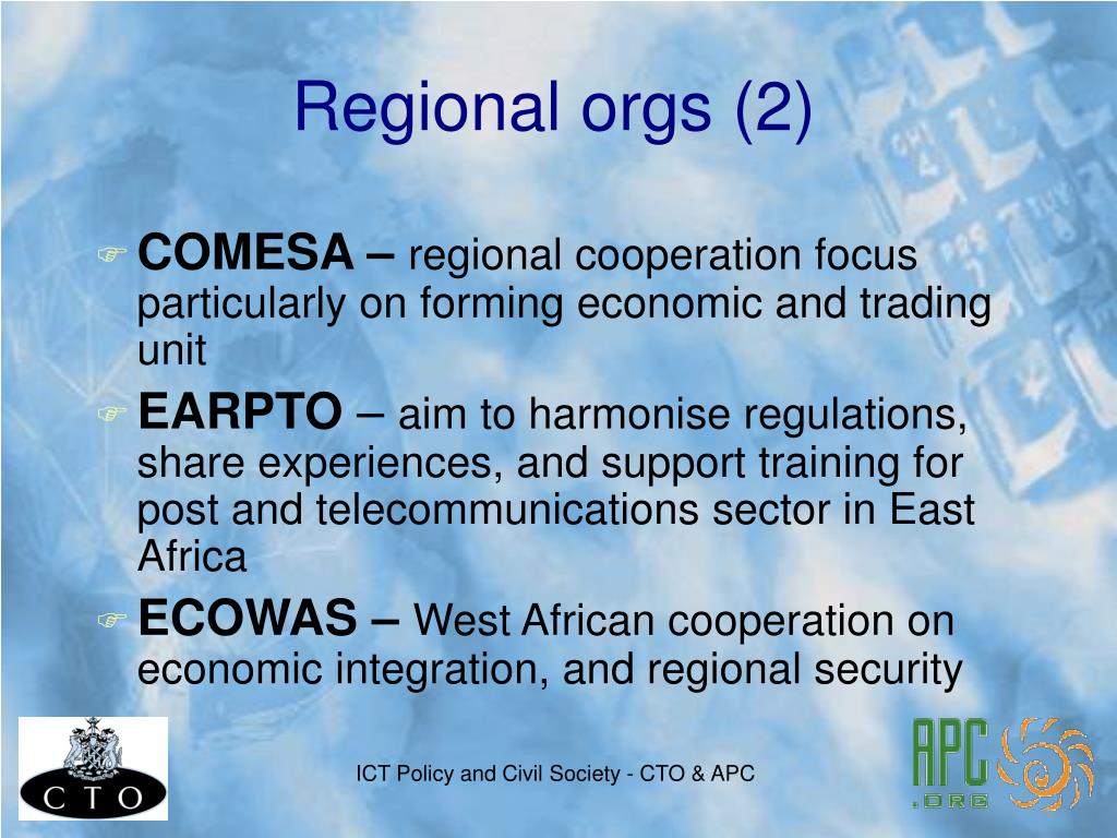 PPT - International, Regional and National ICT Policy Highlights of ...