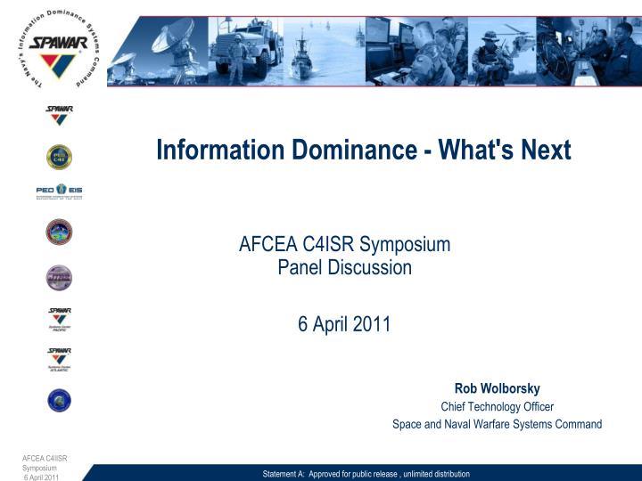 PPT - Information Dominance - What's Next PowerPoint Presentation, free ...