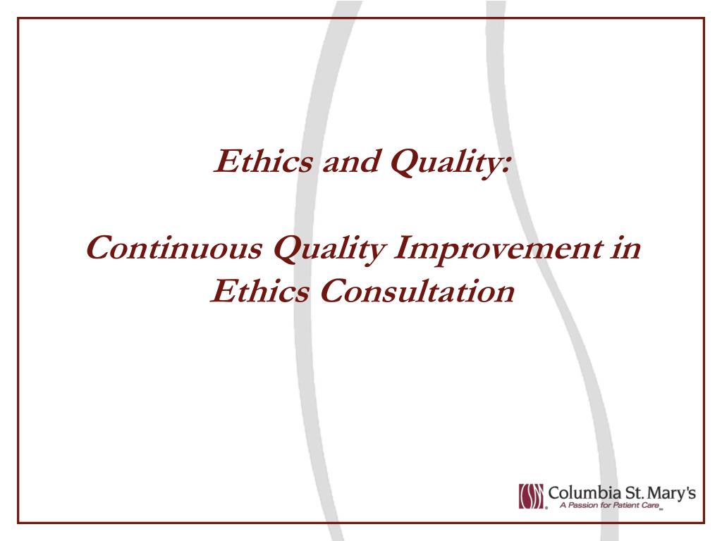 PPT - CHE Ethics Champion Series Ethics & Quality PowerPoint ...