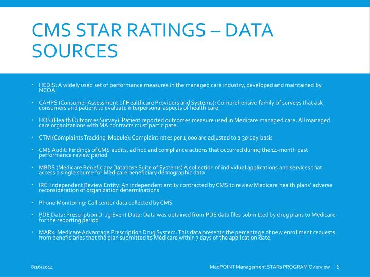 PPT - CMS 5 STARS PROGRAM PowerPoint Presentation - ID:3280506