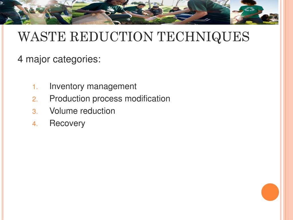 PPT - ERT 417 WASTE TREATMENT IN BIOPROCESS INDUSTRY Waste Minimization ...