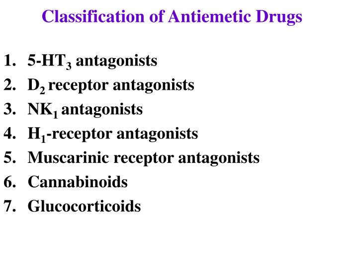 PPT - Antiemetics PowerPoint Presentation - ID:3280912