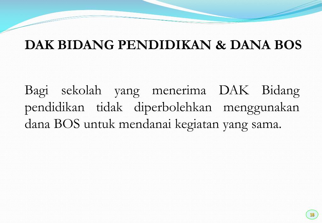 PPT - PERENCANAAN ANGGARAN, PELAKSANAAN DAN PENATAUSAHAAN DANA BOS ...