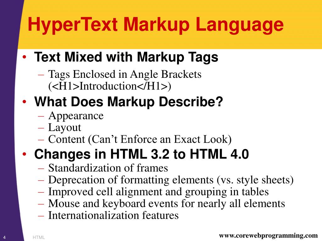 PPT - HyperText Markup Language (HTML) PowerPoint Presentation, free ... PPT - HyperText Markup Language (HTML) PowerPoint Presentation, free ...