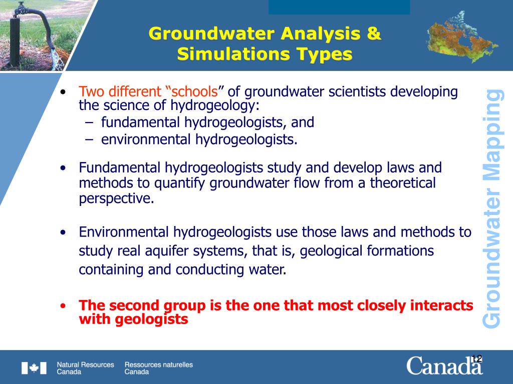 PPT - GROUNDWATER MODELLING: FROM GEOLOGY TO HYDROGEOLOGY Alfonso ...
