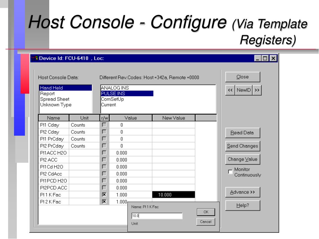 PPT - Host System Software Totalflow ( CCU) Central Collection Unit ...