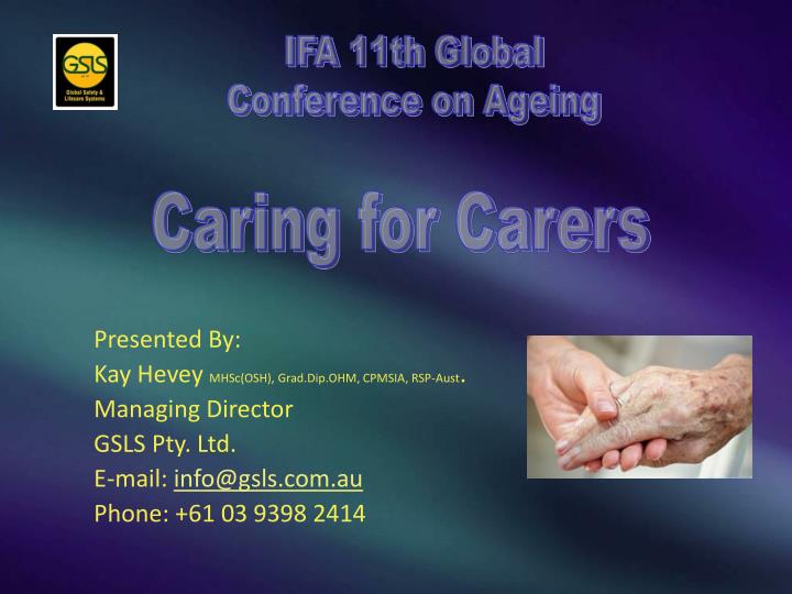 PPT - Caring for Carers PowerPoint Presentation, free download - ID:3283368