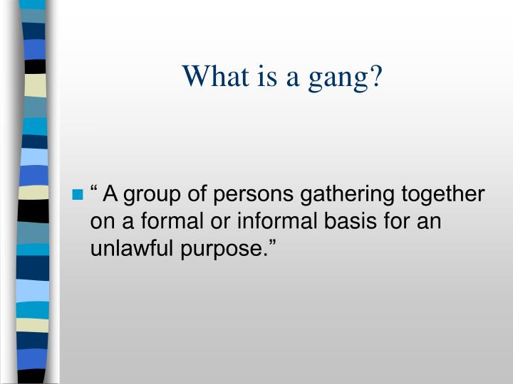 PPT - GANG AWARENESS PowerPoint Presentation - ID:3283494