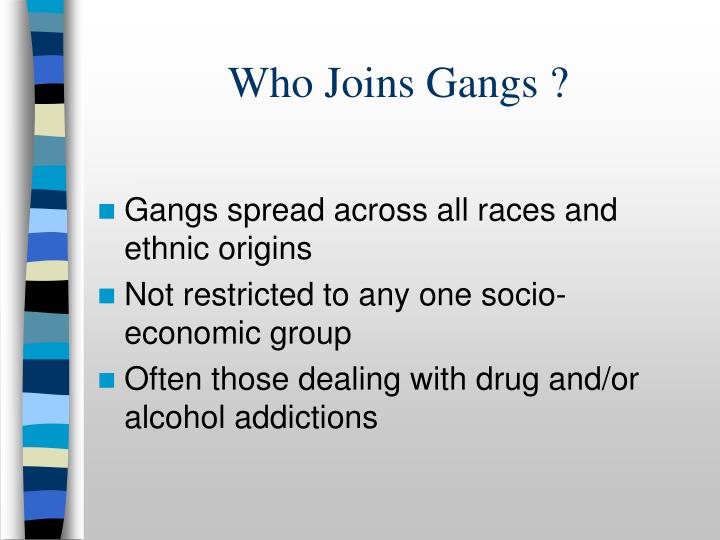 PPT - GANG AWARENESS PowerPoint Presentation - ID:3283494