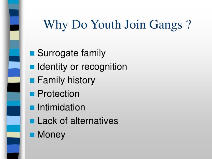 PPT - GANG AWARENESS PowerPoint Presentation - ID:3283494