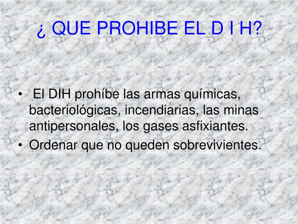 PPT - EL DERECHO INTERNACIONAL HUMANITARIO. PowerPoint Presentation ...