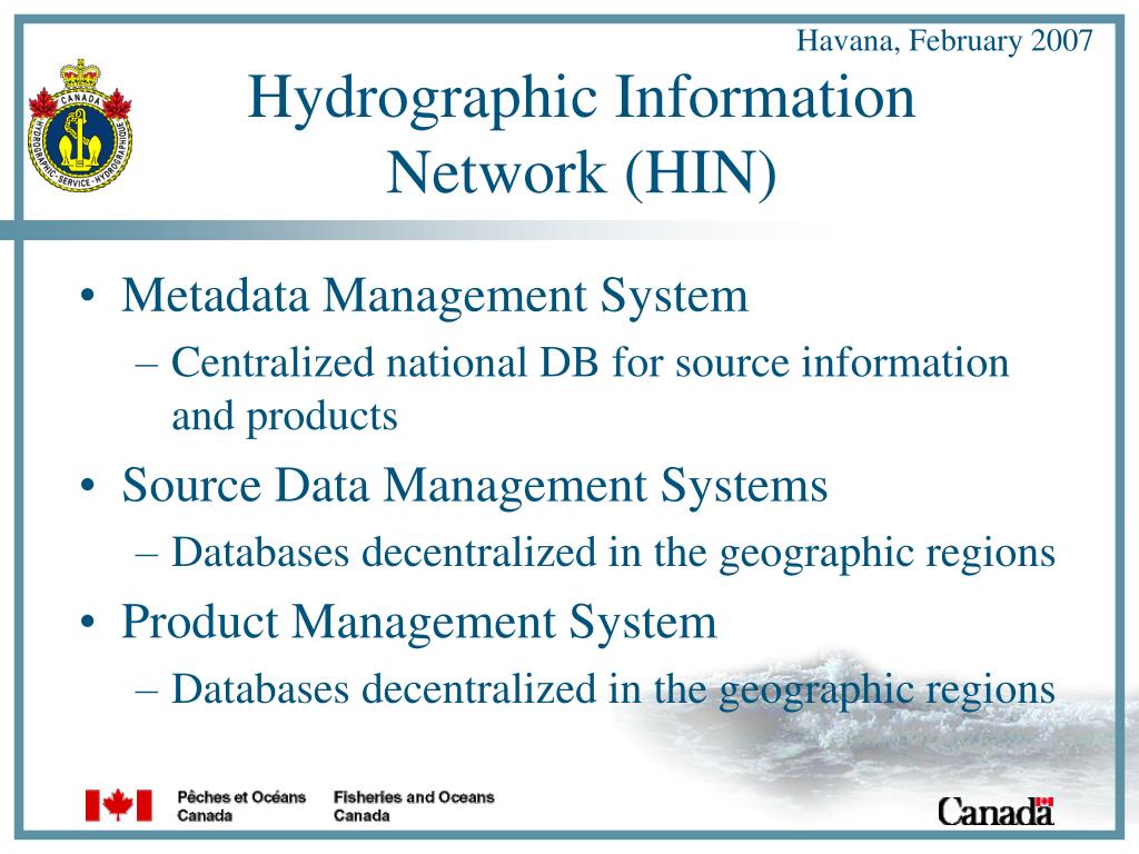 PPT - Dale Nicholson Canadian Hydrographic Service PowerPoint ...