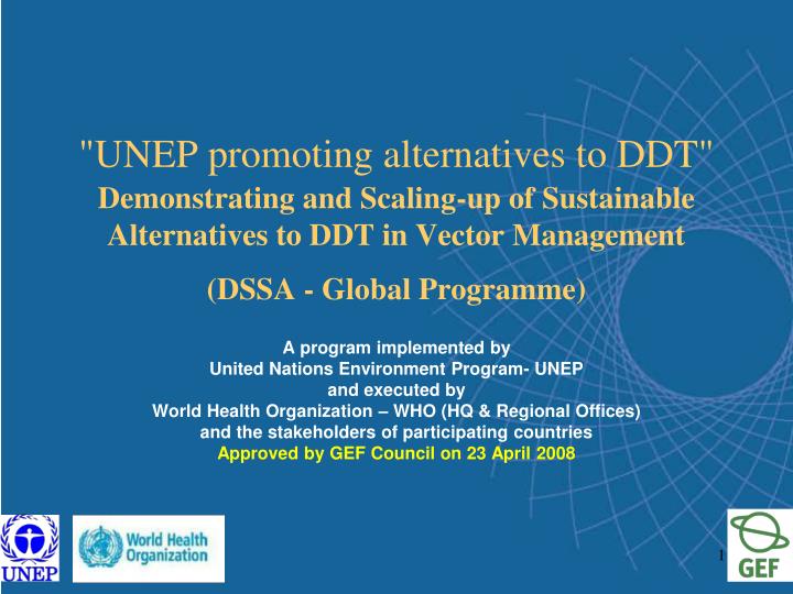 PPT - A program implemented by United Nations Environment Program- UNEP ...