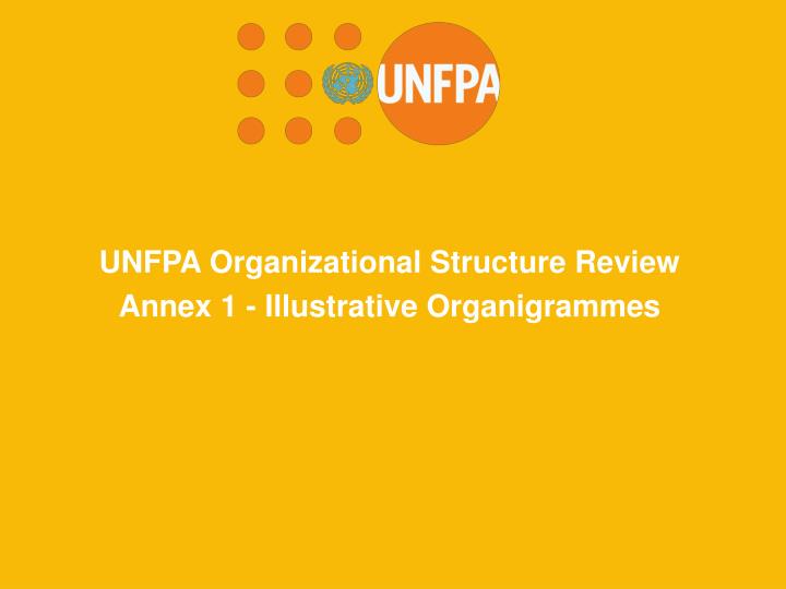 PPT - UNFPA Organizational Structure Review Annex 1 - Illustrative ...