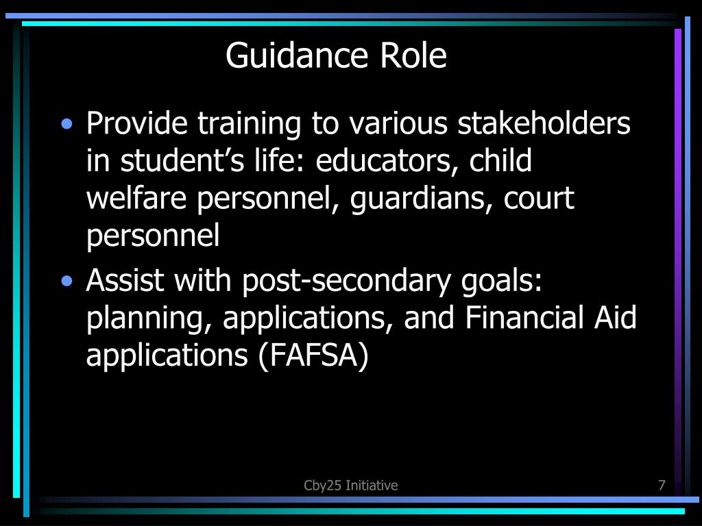 PPT - A Young Person who is “ Connected by 25” Is Educated, Housed ...