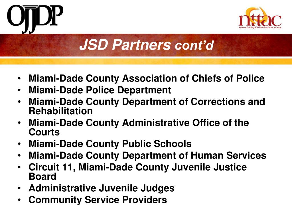 PPT - Miami-Dade County Florida Juvenile Justice Model PowerPoint ...