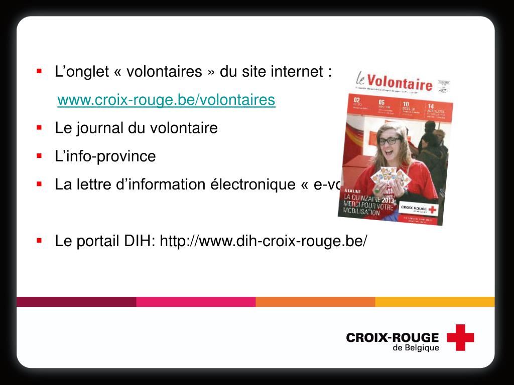 PPT - Cours 2 « La Croix-Rouge de Belgique » PowerPoint Presentation ...