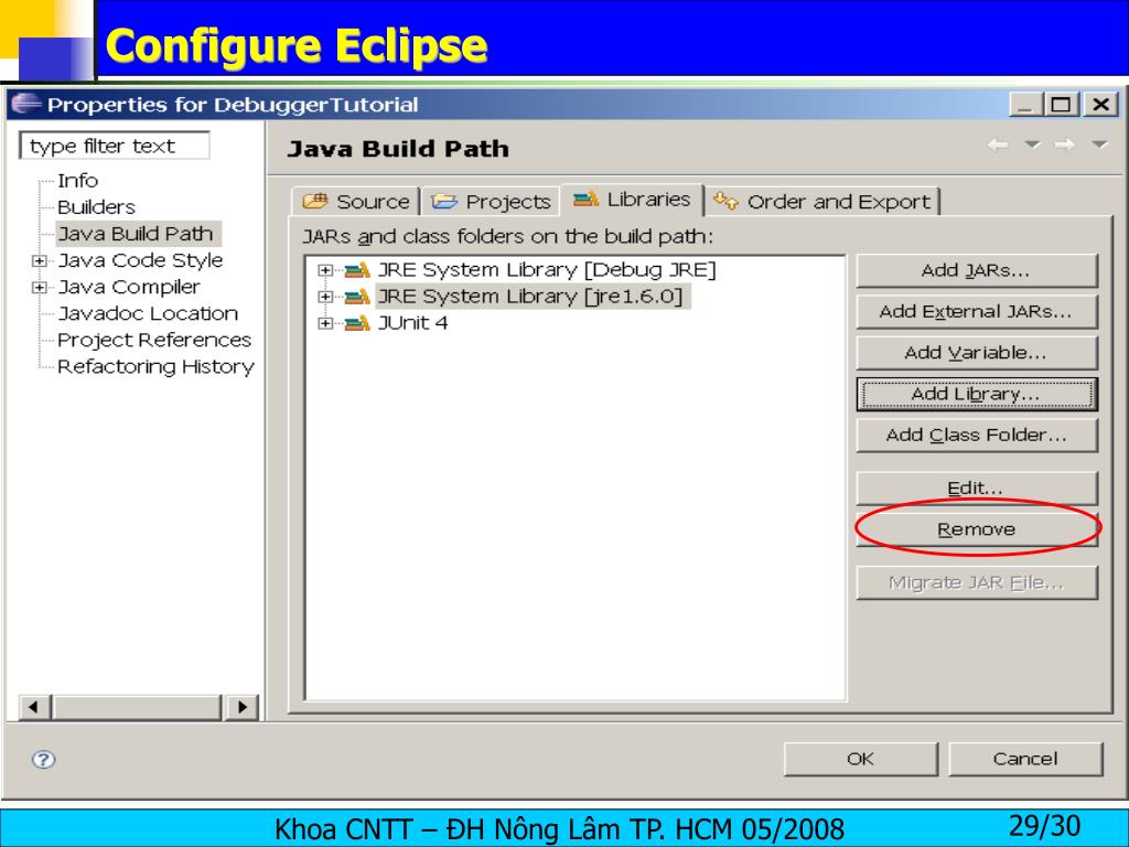Ppt Debugging Java Programs Using Eclipse Debugger Powerpoint Presentation Id3284262 7428