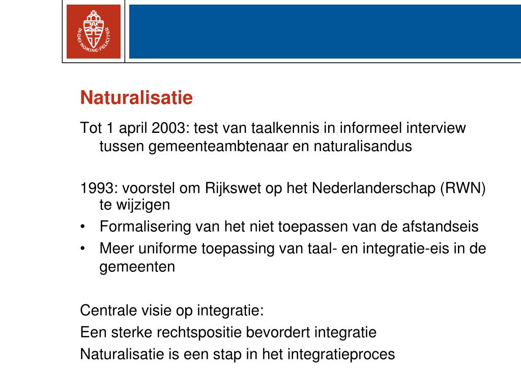 PPT - Taal- en Integratietoetsen in Nederland en Europa Centrum voor ...