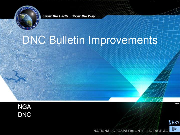PPT - NGA DNC PowerPoint Presentation, free download - ID:3284599