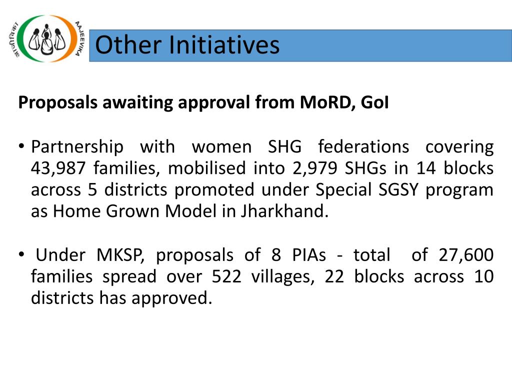 PPT - National Rural Livelihood Mission (NRLM) (Progress up-to 30 th ...