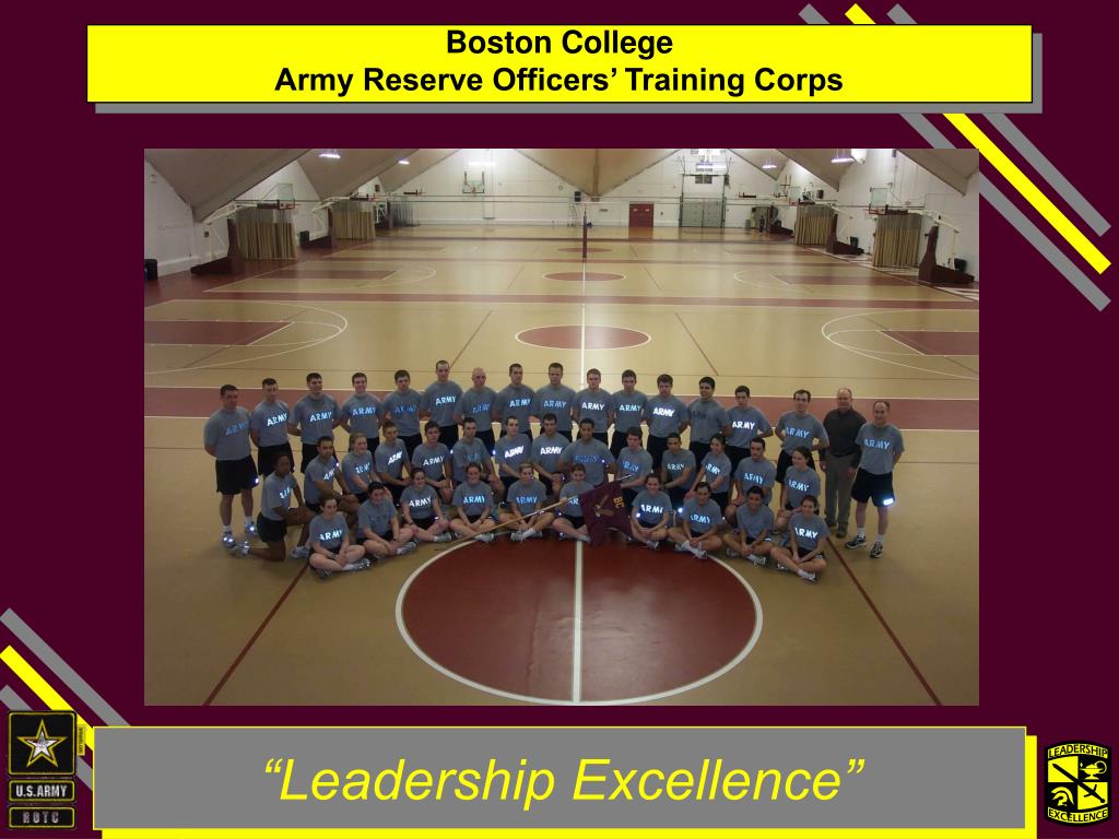 PPT - Boston College Army Reserve Officers’ Training Corps PowerPoint ...