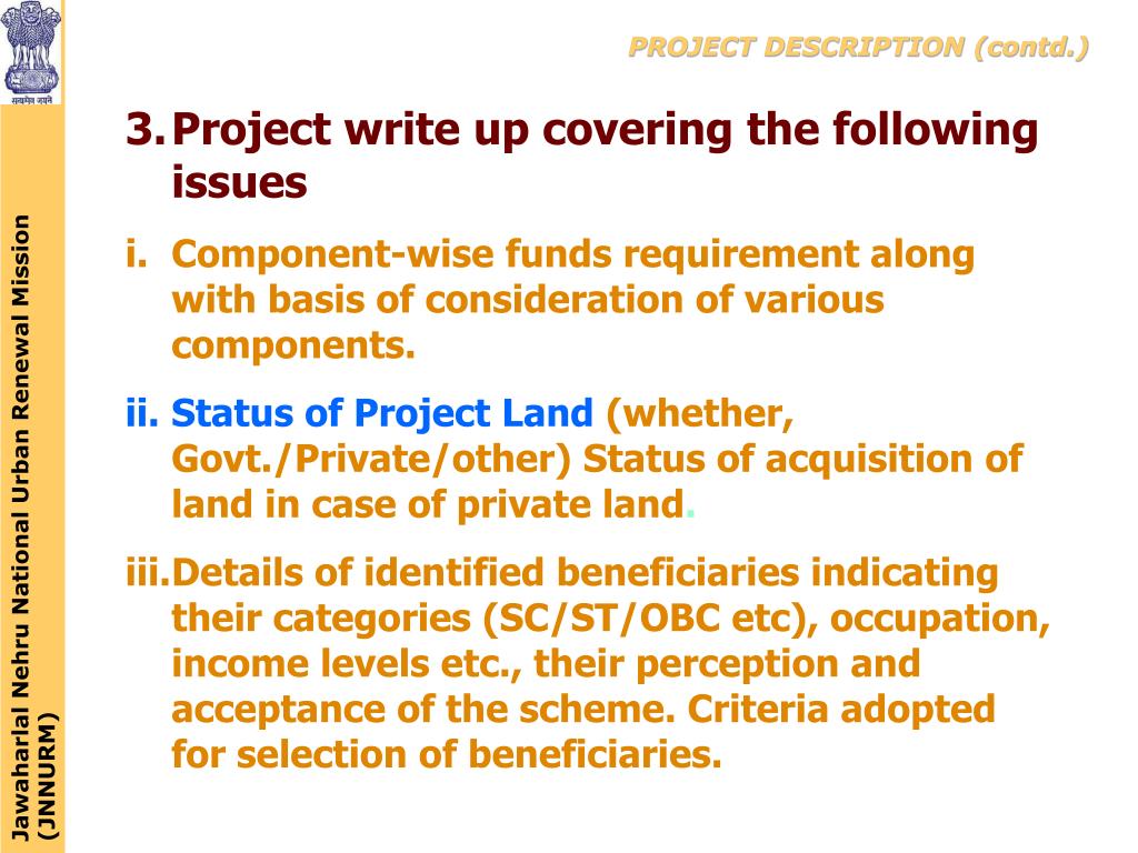 PPT - Jawaharlal Nehru National Urban Renewal Mission (JNNURM ...