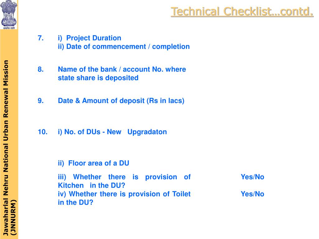 PPT - Jawaharlal Nehru National Urban Renewal Mission (JNNURM ...