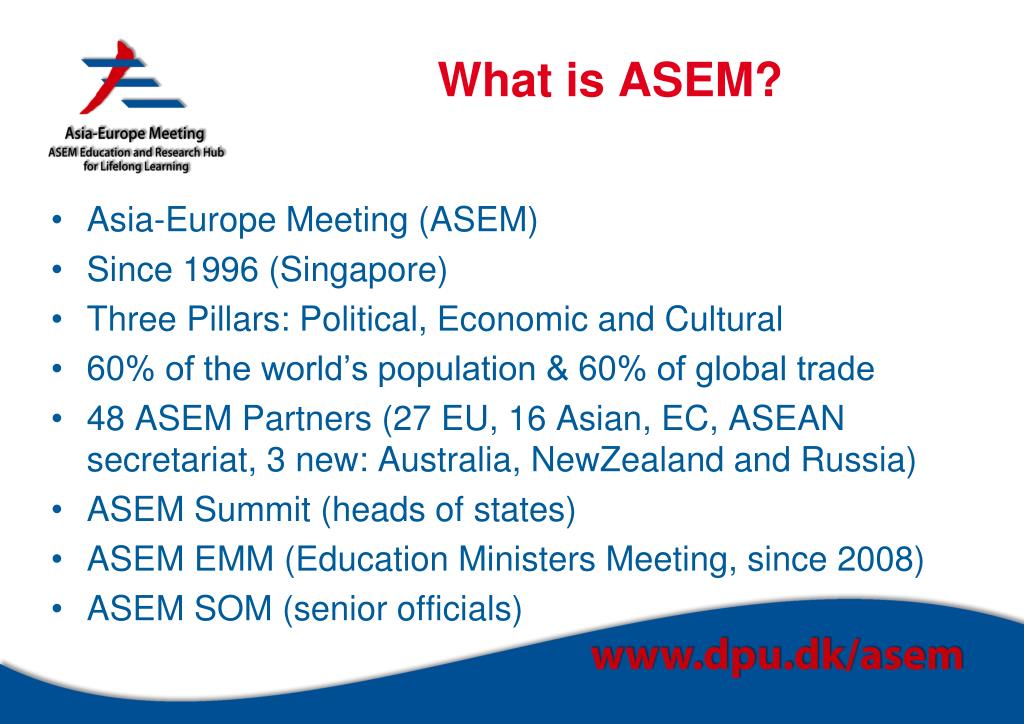 PPT - ASEM Education and Research Hub for Lifelong Learning Brussels, 2 ...