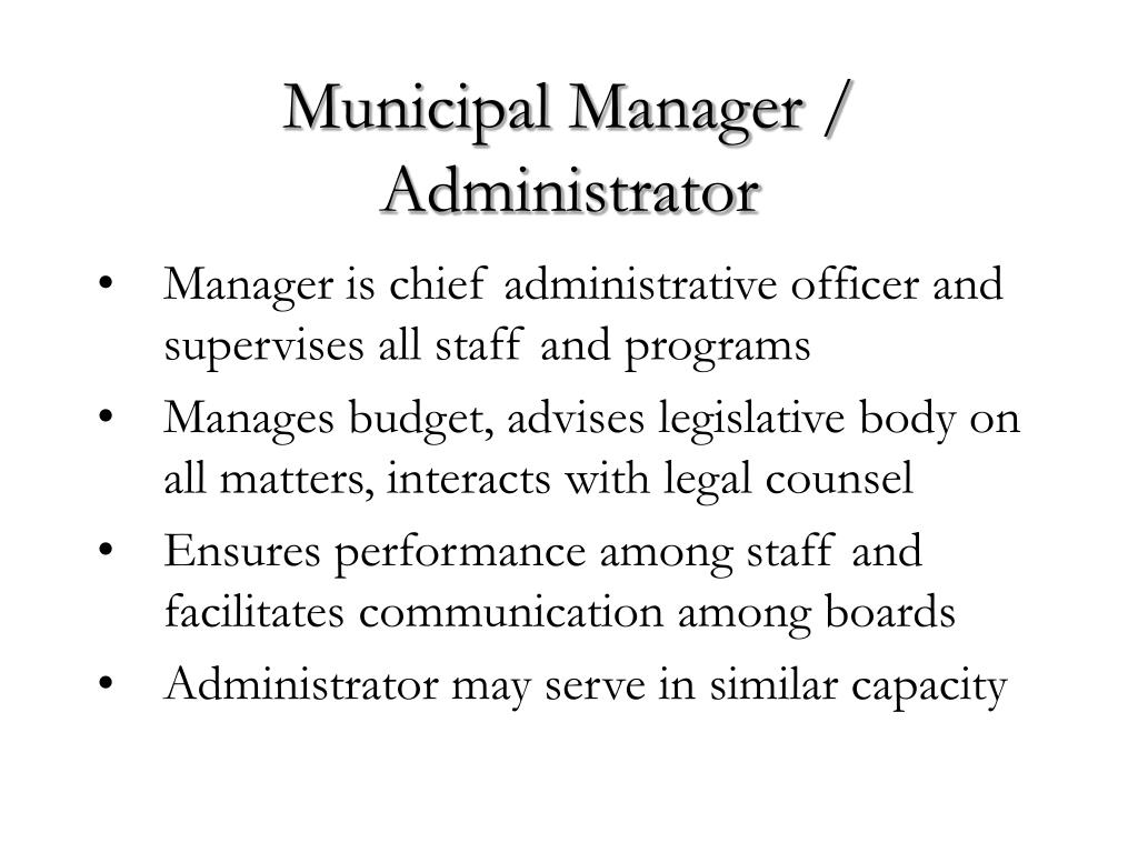 PPT - Roles and Responsibilities in Municipal Land Use PowerPoint ...