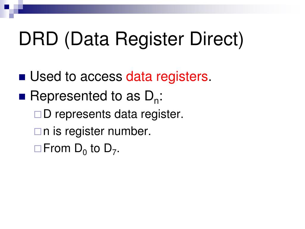 PPT - M68k Addressing Modes PowerPoint Presentation, free download - ID ...