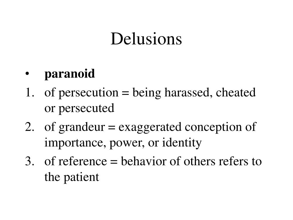 PPT - The manifestation of psychiatric symptoms PowerPoint Presentation ...