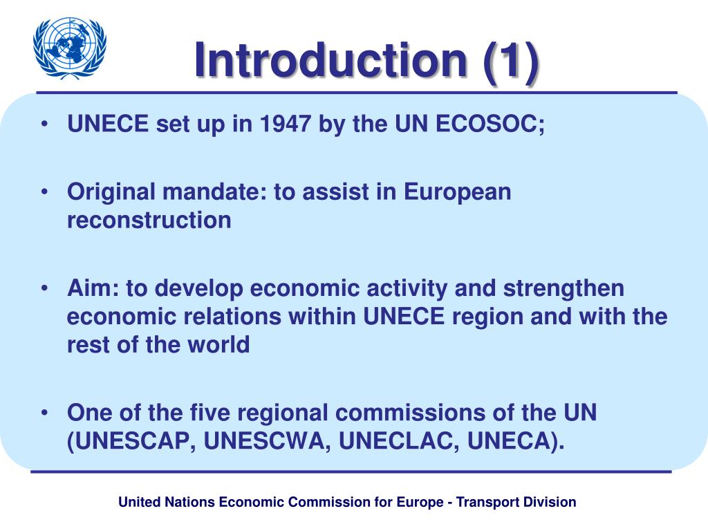 PPT - United Nations Economic Commission for Europe PowerPoint ...