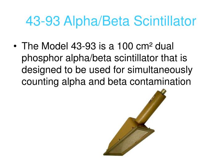 PPT - Radiation Detection Instrumentation Fundamentals PowerPoint ...