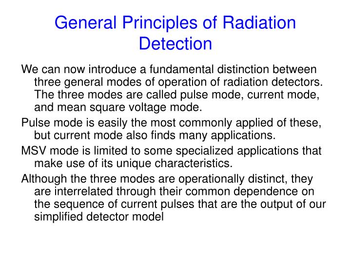 PPT - Radiation Detection Instrumentation Fundamentals PowerPoint ...