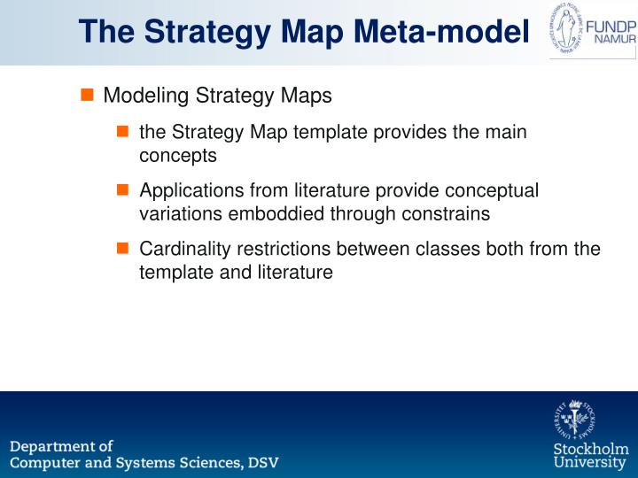 PPT - Towards a Unified Business Strategy Language: A Meta-model of ...