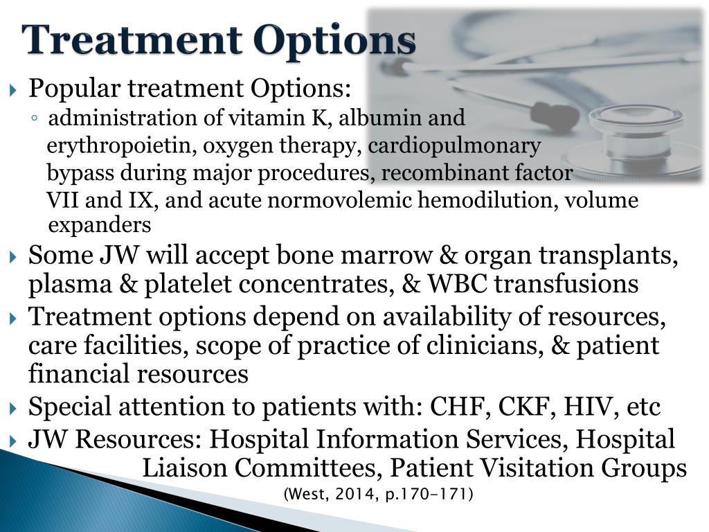 PPT - Refusal of Blood Transfusion in Jehovah’s Witnesses: An ethical ...