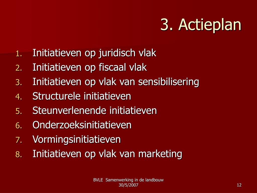 PPT - Actieplan Samenwerking in de landbouw PowerPoint Presentation ...